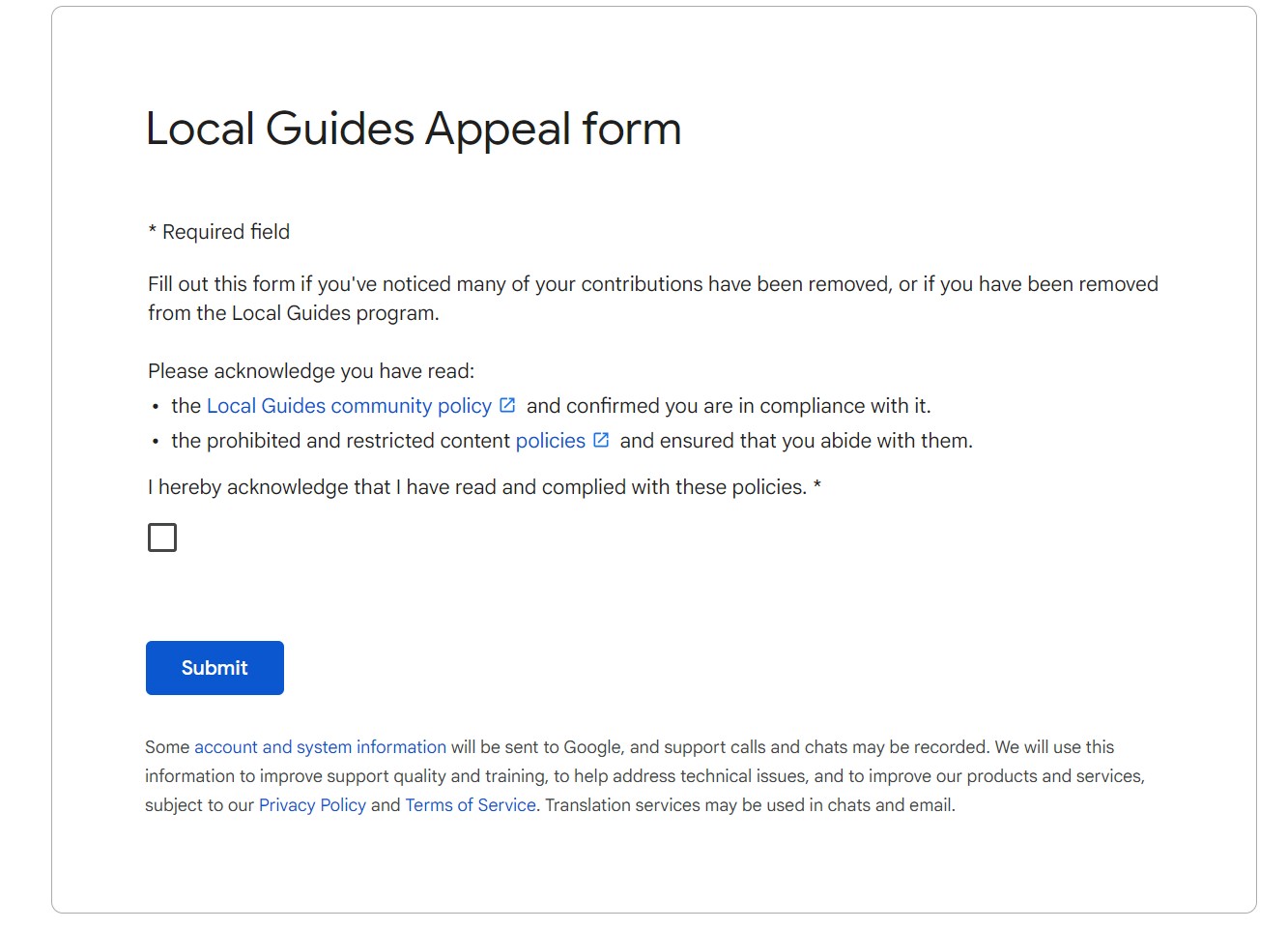 Banned from Local Guides – Here is how you can appeal